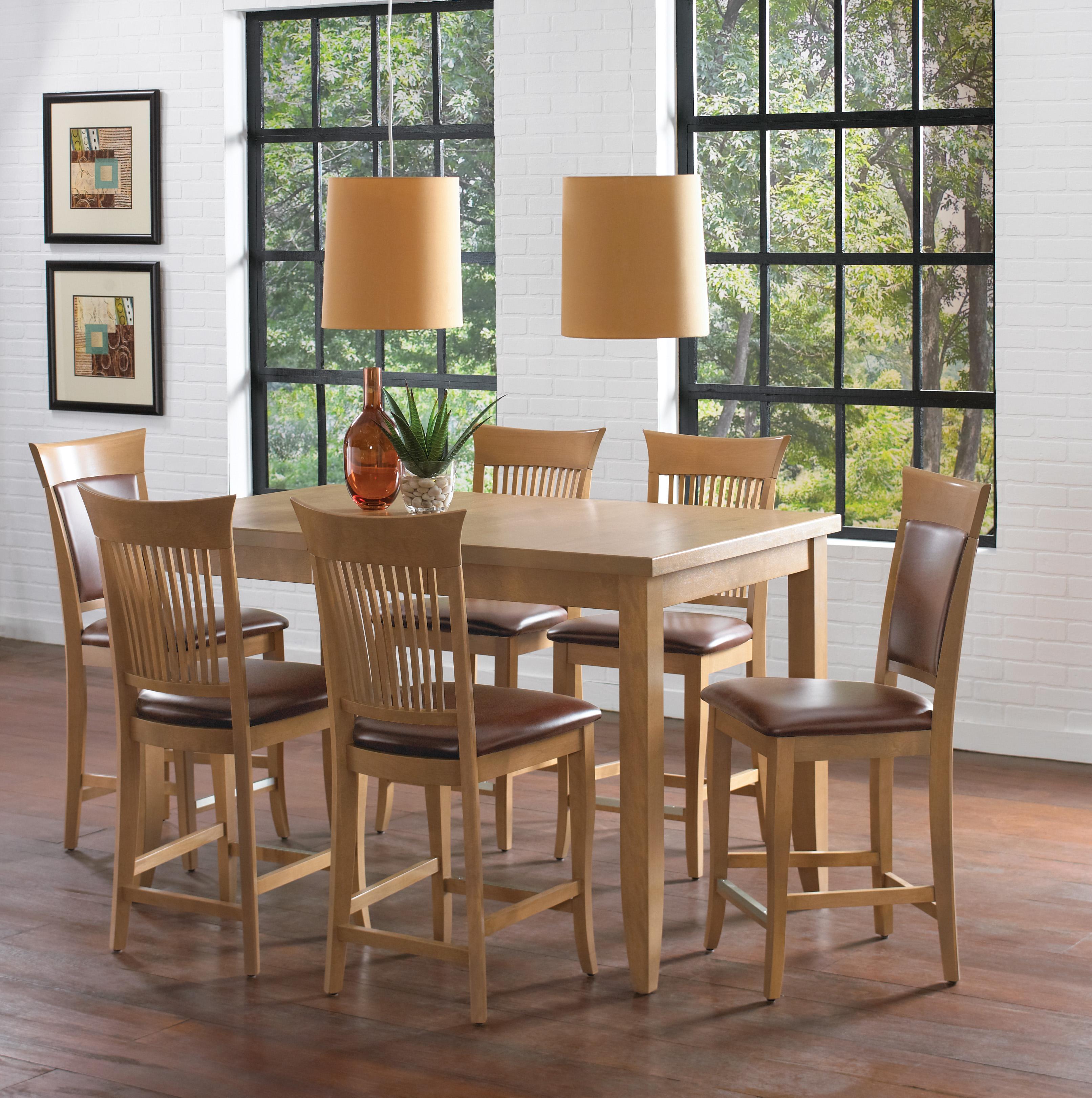 Canadel Custom Dining High Dining Customizable Rectangular Counter 